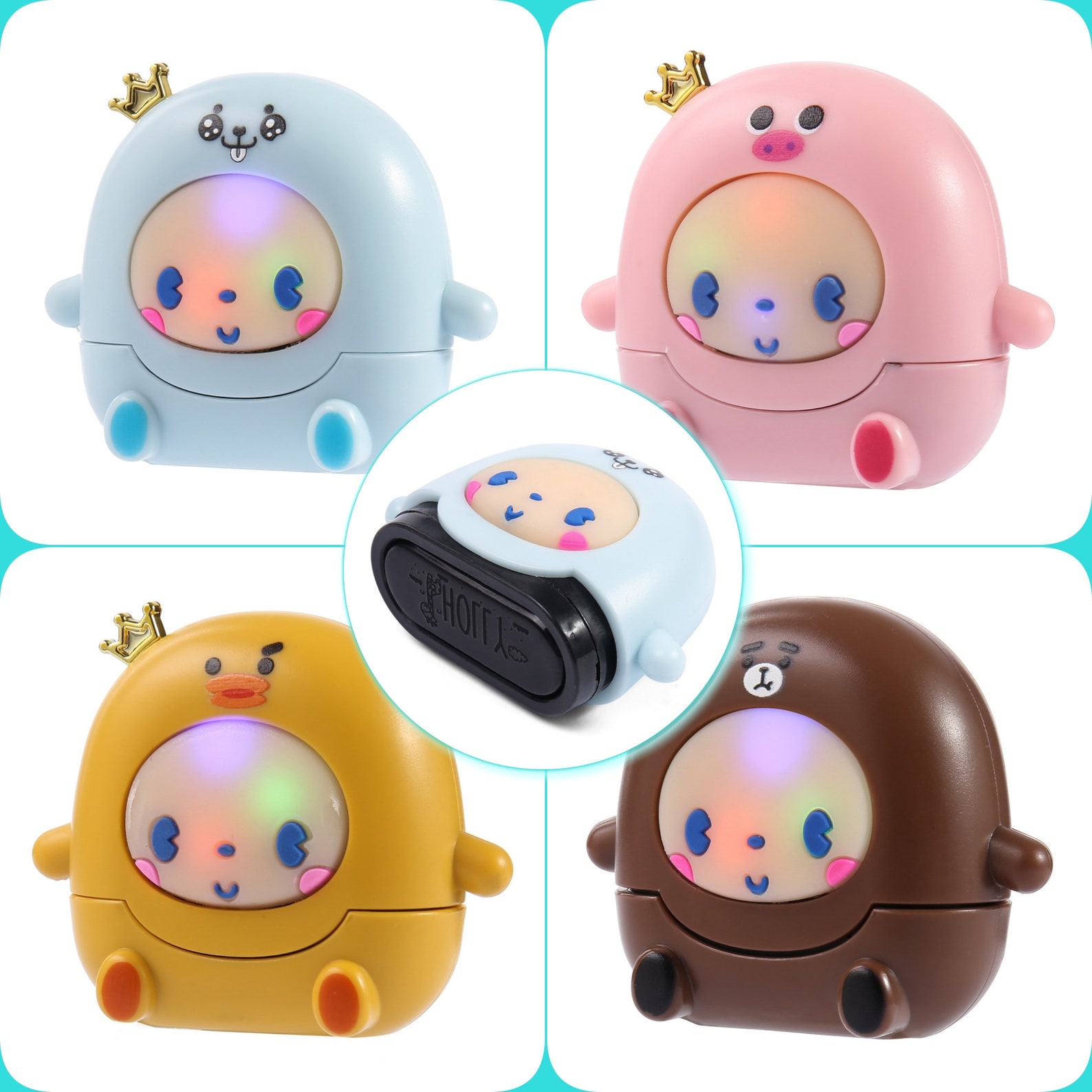 Personalized Clothing Label Stamps Custom Name Stamps Cartoon Child ...