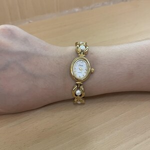 Personalized Women's Watch,custom Name Watch,gold Pearl Watch ...