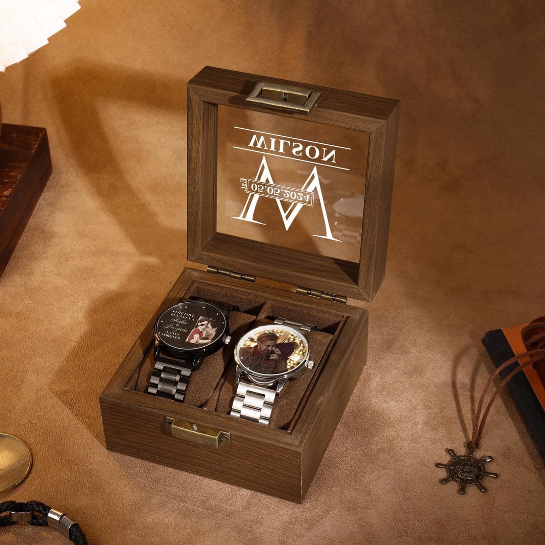 Personalized Watch Storage Box Custom Engraved Watch Box Wooden Watch ...