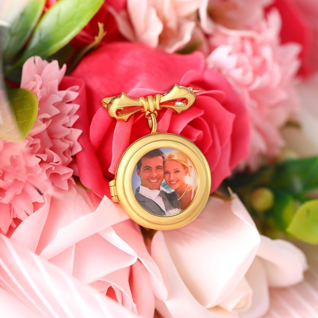 Personalized Bouquet Memory Jewelry -customized Bridal Bouquet Photo ...