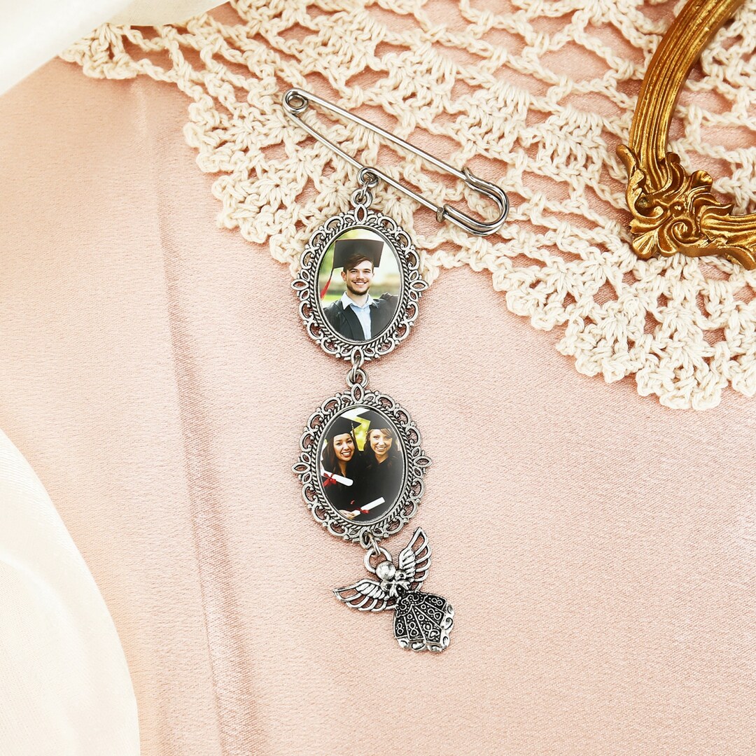 2024 Graduation Cap Tassel Photo Pin-graduation Ceremony Pin-memorial ...