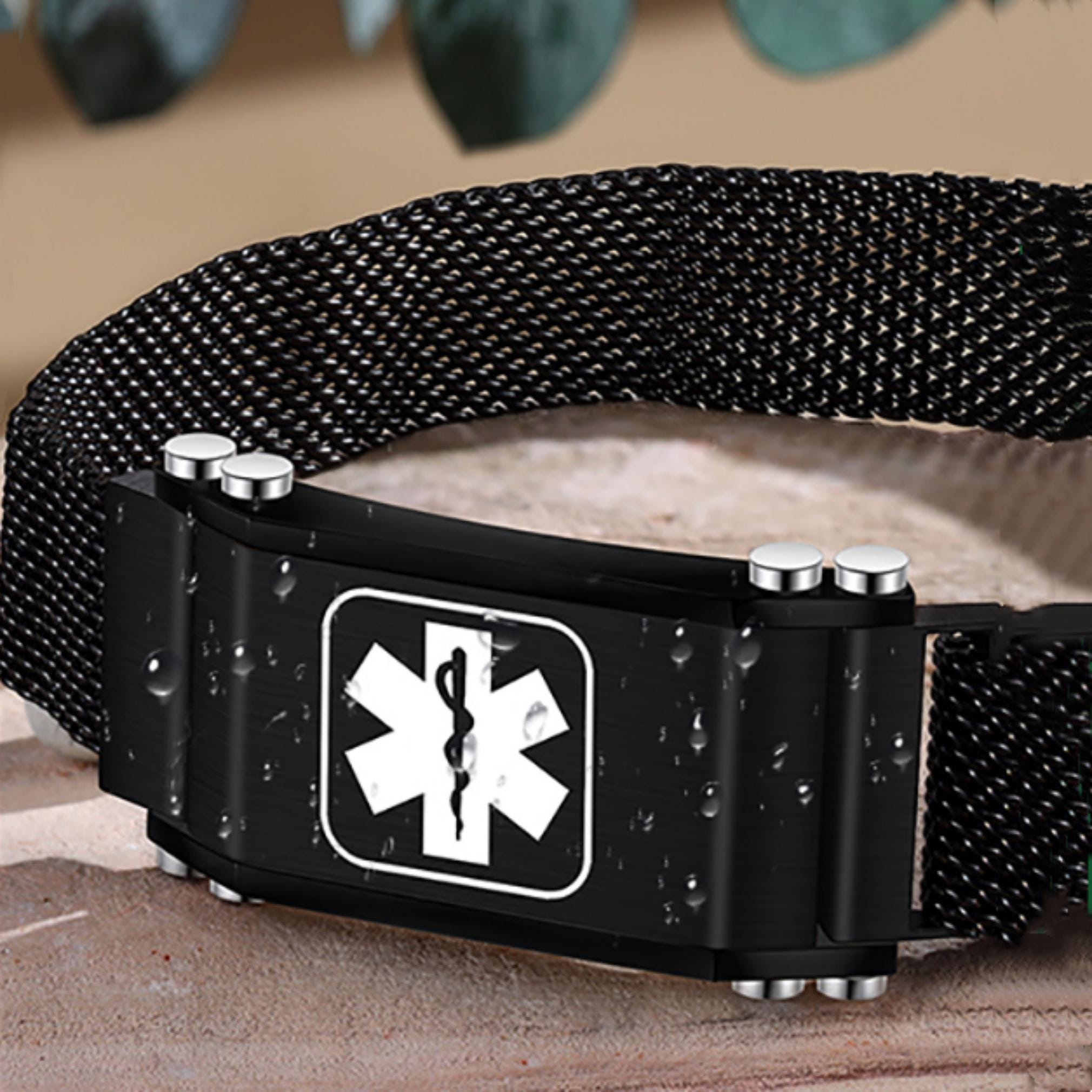 QR Code Medical Bracelet Emergency Medical Alert Bracelet Medical ID ...