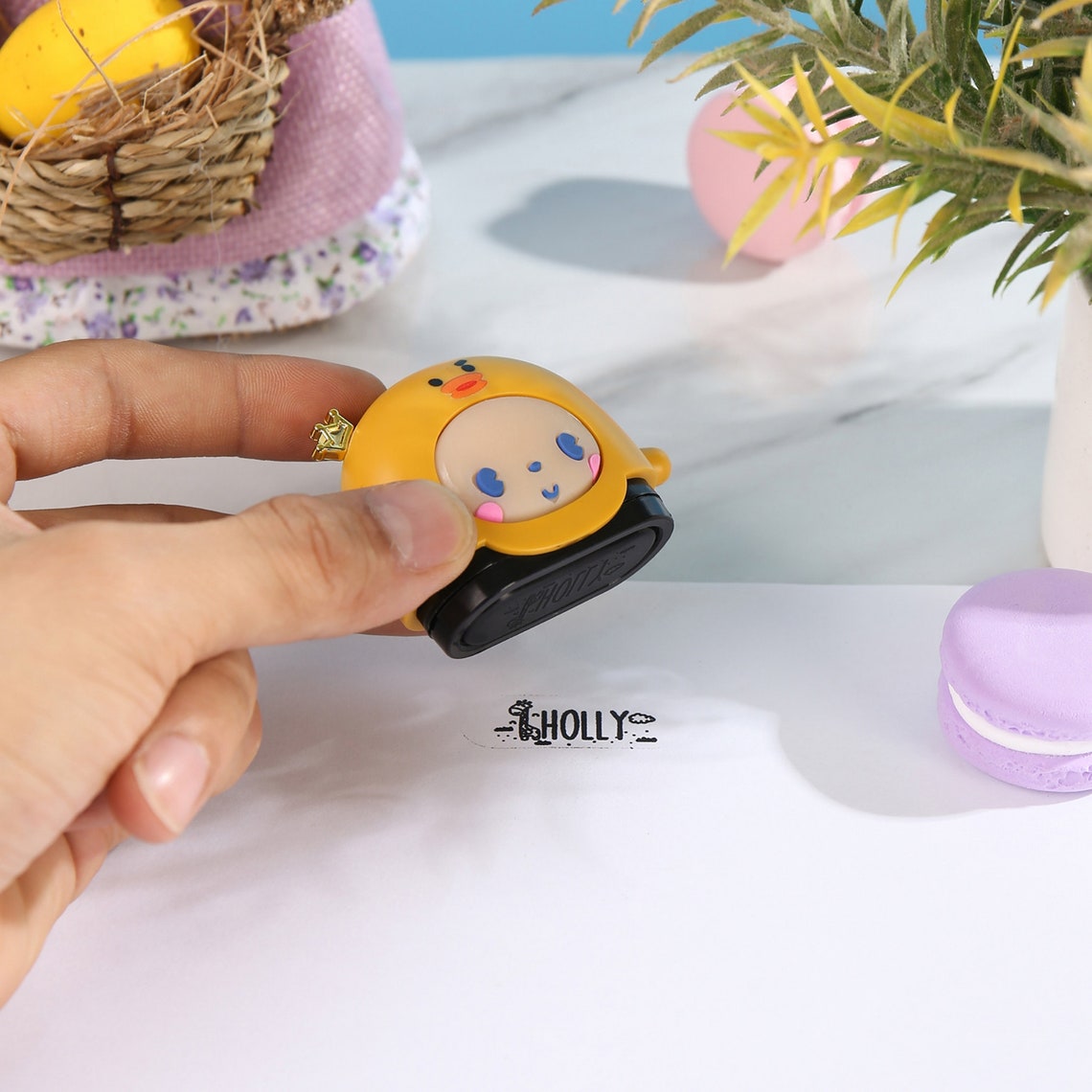 Personalized Clothing Label Stamps Custom Name Stamps Cartoon Child ...