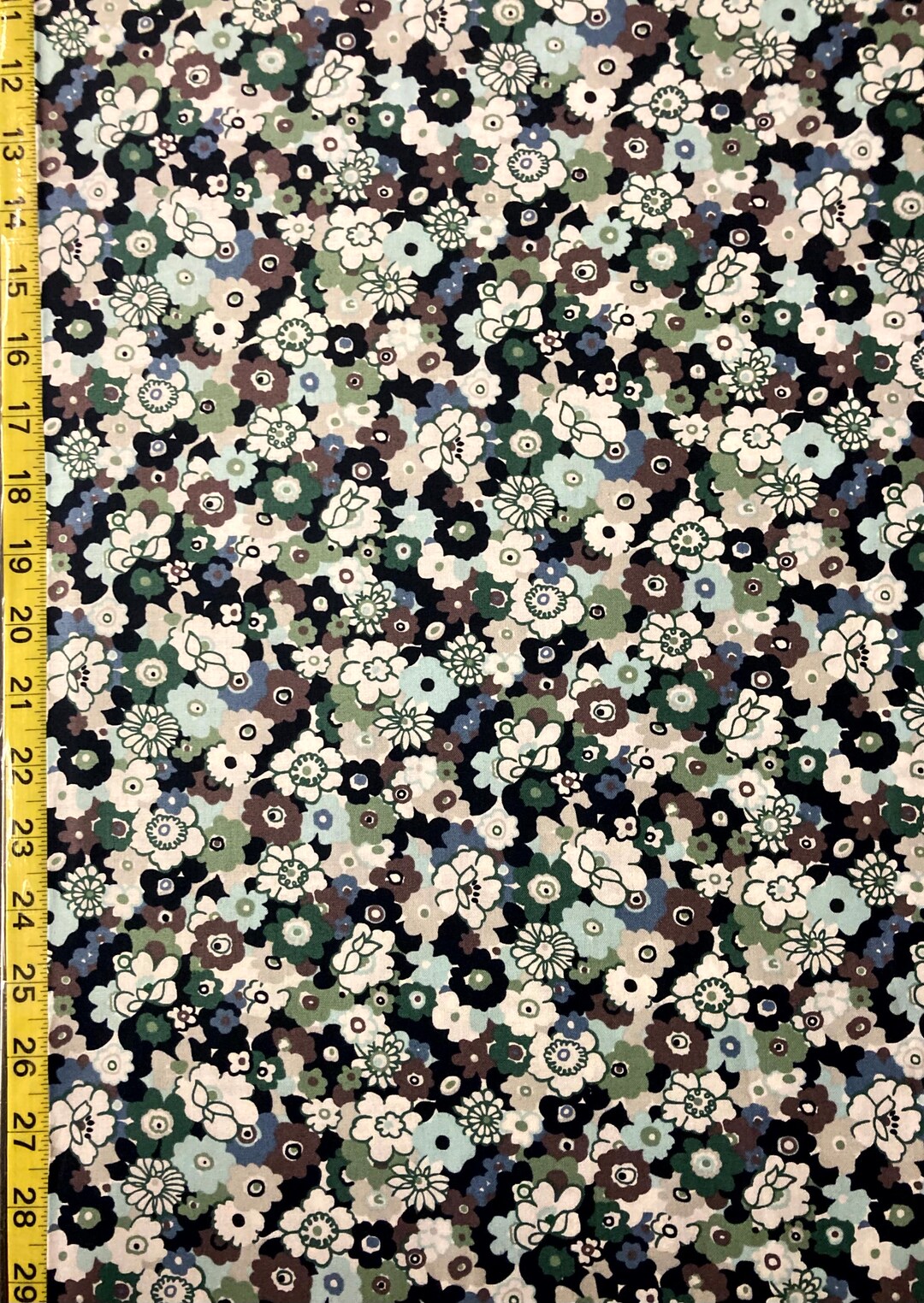 A Ghastlie Cluster Alexander Henry Fabric Flowers Yard or Half Yard - Etsy