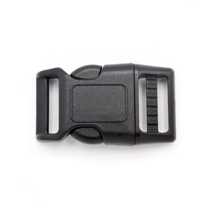 100 Contoured Plastic Buckles - 3/8", 1/2", 5/8", 3/4", 1", 1.5 ...
