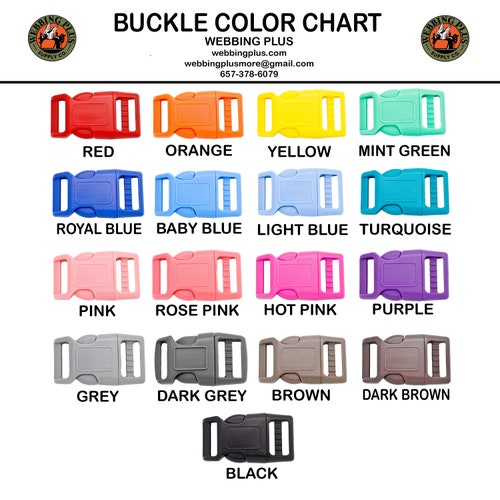 25 1 Contoured Plastic Buckles 1 Inch Adjustable Curved - Etsy