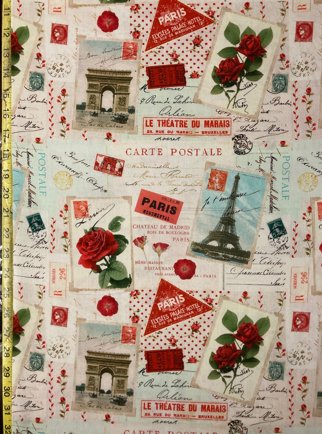 Paris Cream - Timeless Treasures Fabric ( Yard or Half Yard ...