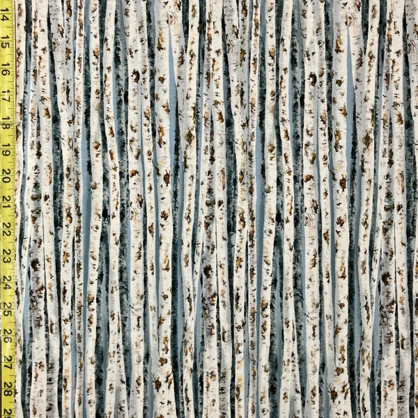 Birch Tree Fabric - Etsy