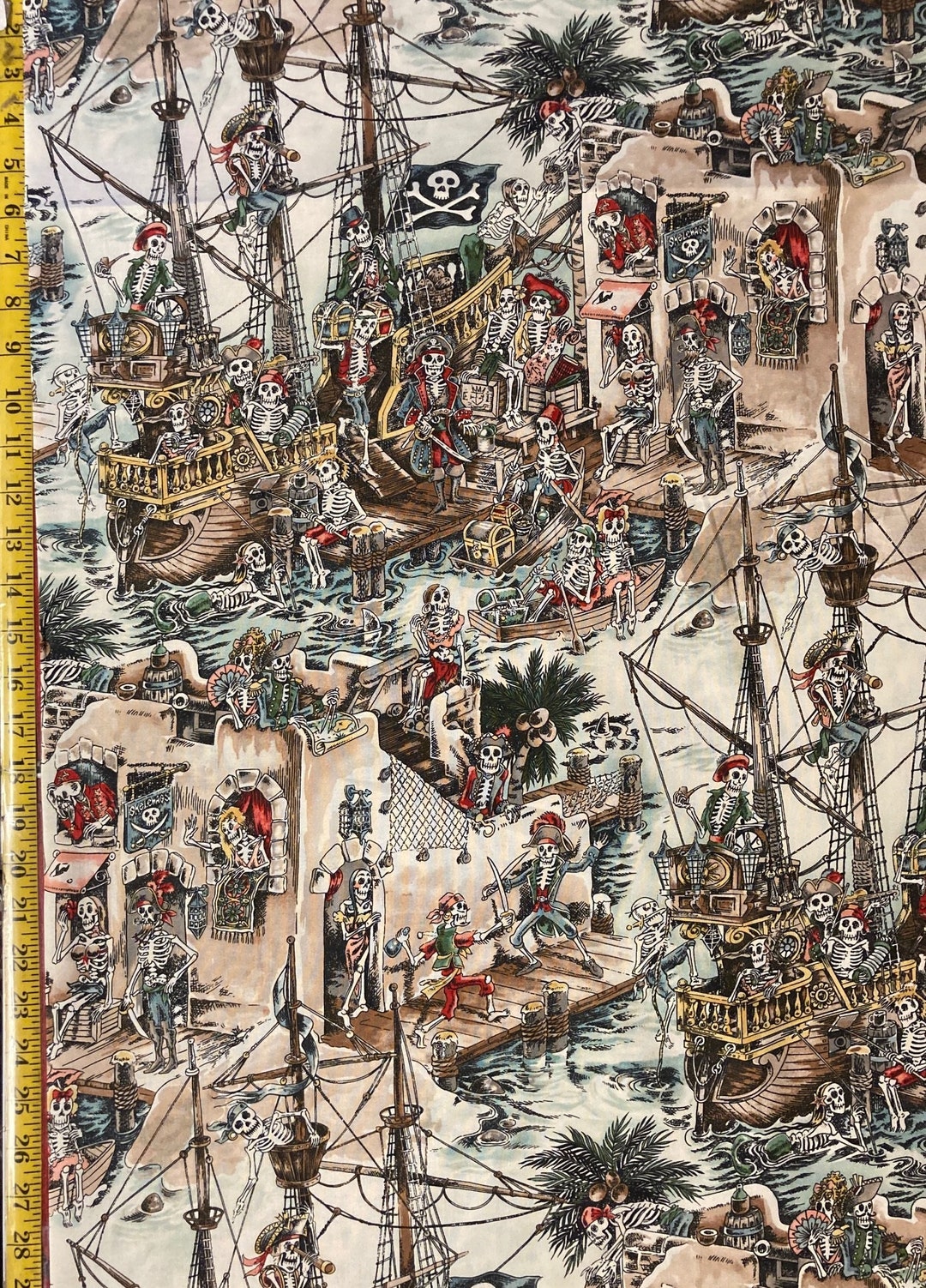 Skelewags Alexander Henry Fabric Sailor, Nautical, Sea, Ocean Yard or ...