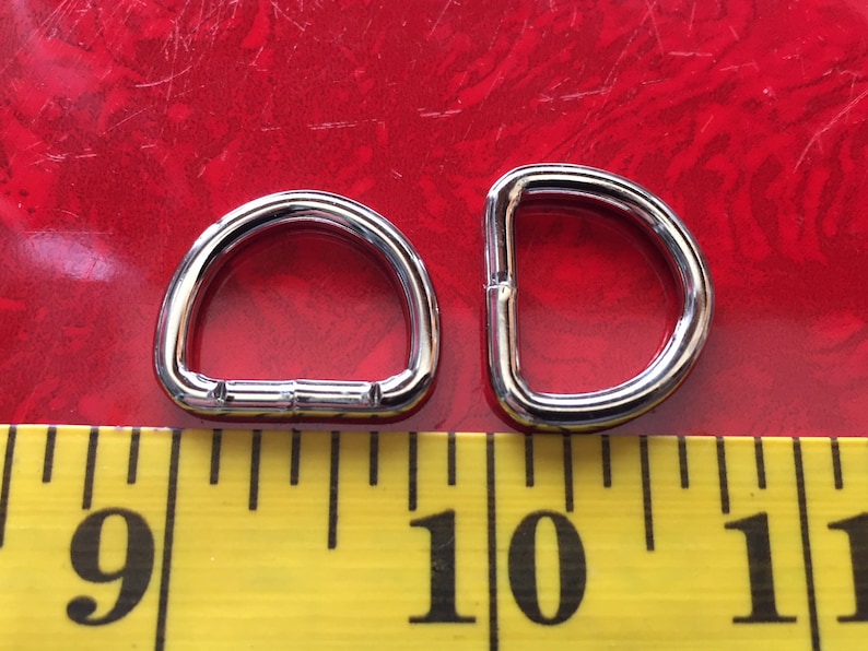 2 Pieces Dee Rings Welded 1 Inch 3/4 Inch 5/8 Inch 1/2 - Etsy