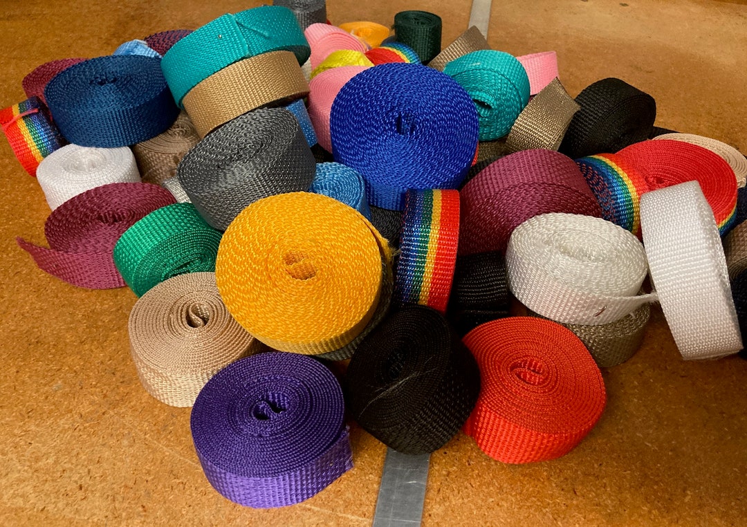 50 Yds SHORT ROLL SALE - 1" & 1.5" Width Light Weight Polypropylene ...