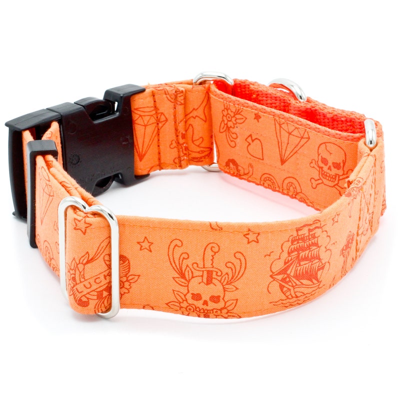 Orange Dog Collar - Etsy