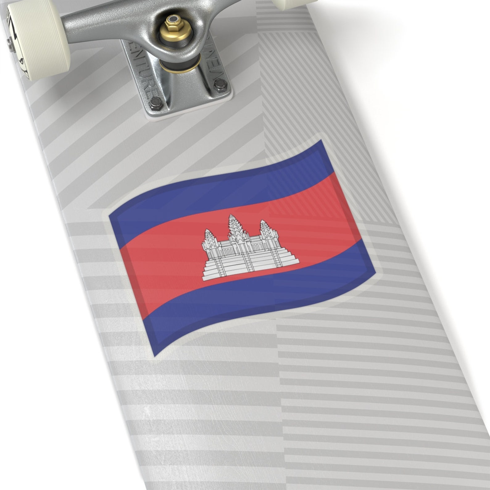 Cambodian Flag Sticker | Khmer | Fun Sticker Decorations | Fun Gift ...