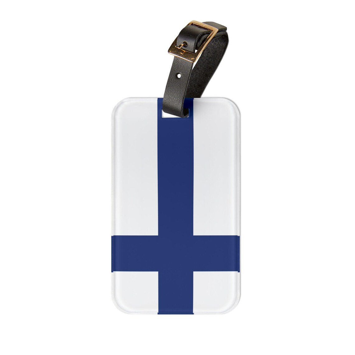Finland Flag Luggage Tag, Finnish Flag Suitcase Tag, Gym Bag Tag ...