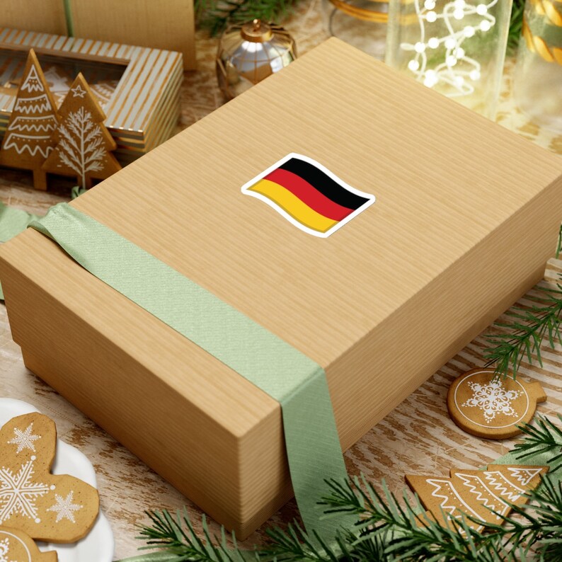 German Flag Sticker | Germany Flag | Fun Sticker Decorations | Fun Gift ...