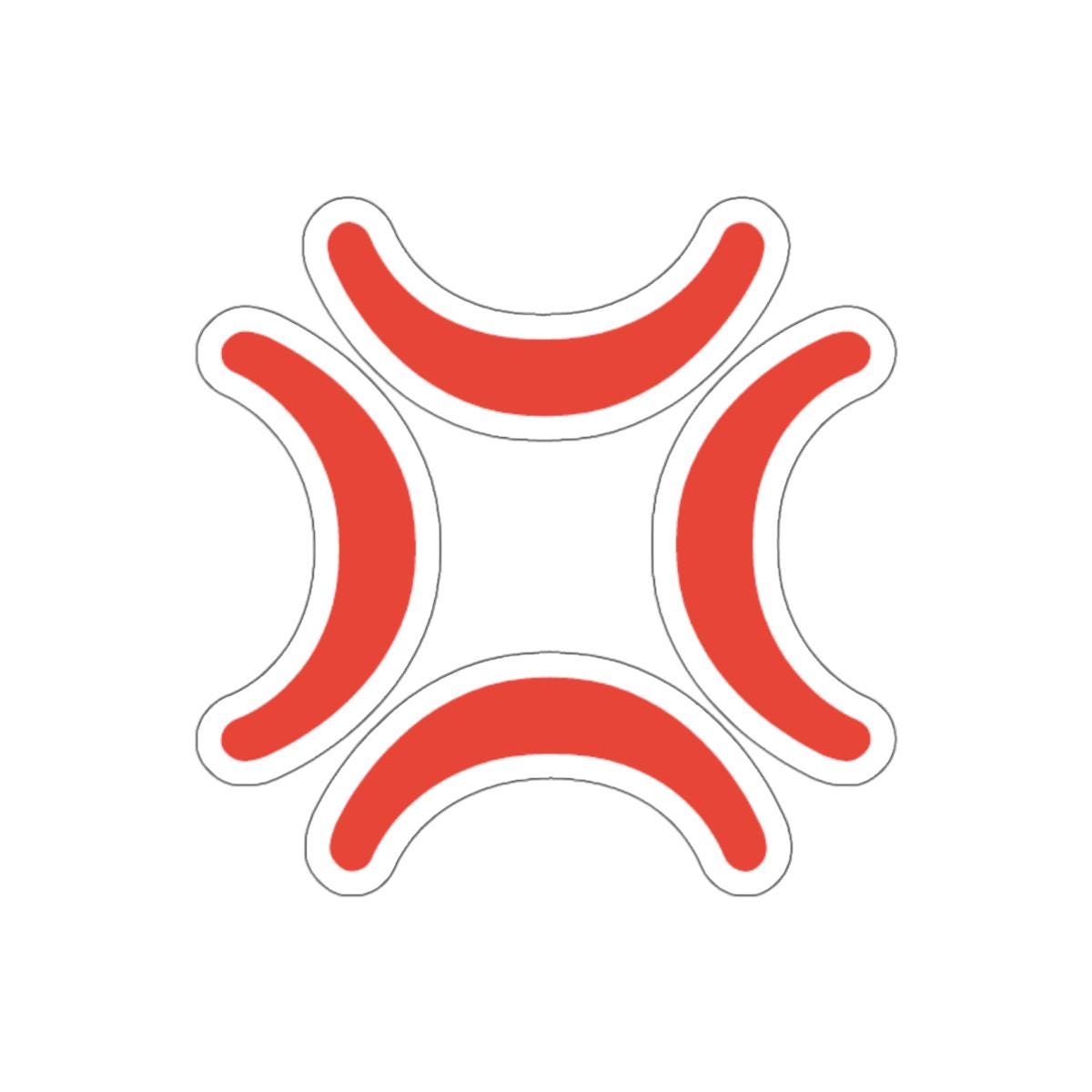 Anger Emoji Sticker Anger Sticker Fun Sticker Decorations Fun Gift ...