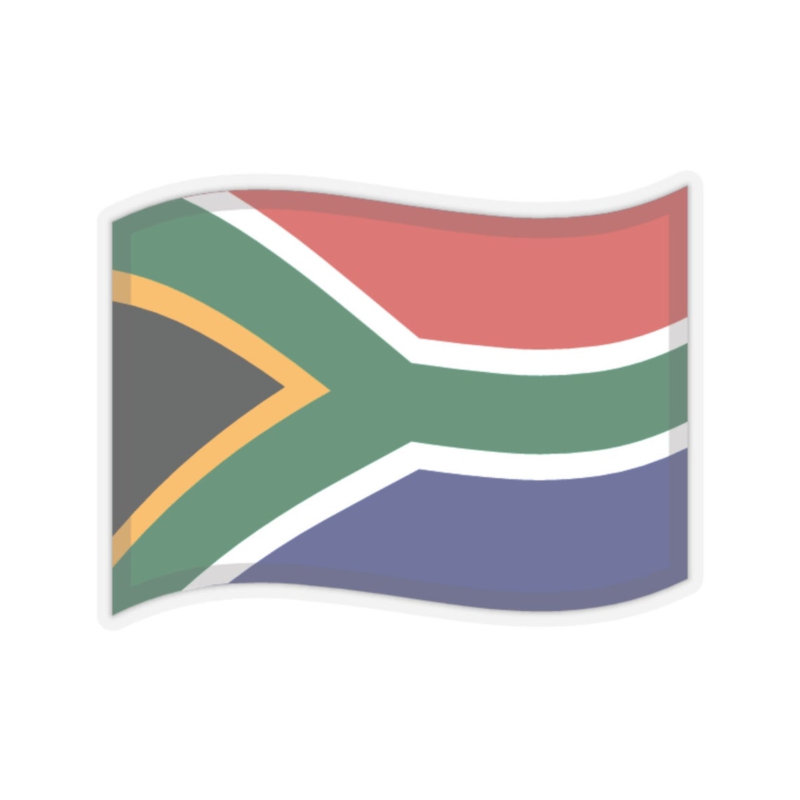 South African Flag Sticker| Fun Sticker Decorations | Fun Gift | Laptop ...