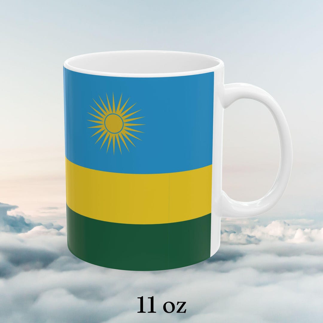 Rwanda Flag Coffee Mug, Coffee Cup - Etsy