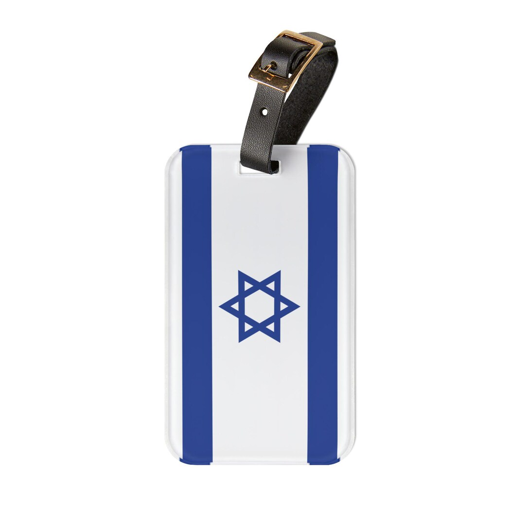 Israel Flag Luggage Tag, Israel Flag Baggage Tag, Israeli Flag Suitcase ...