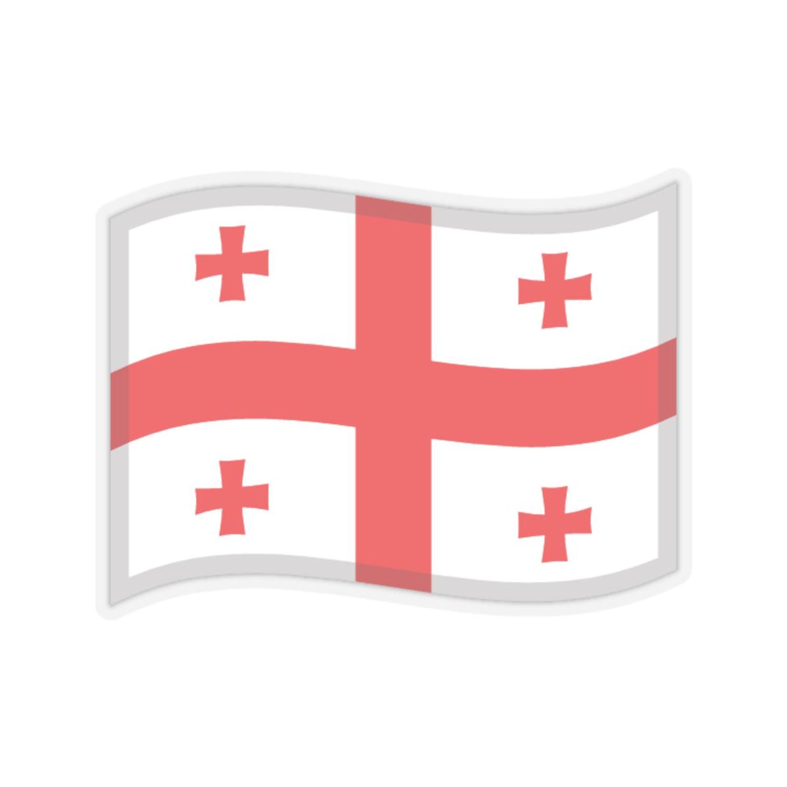 Georgia Flag Sticker | Georgian Flag | Fun Sticker Decoration | Fun ...