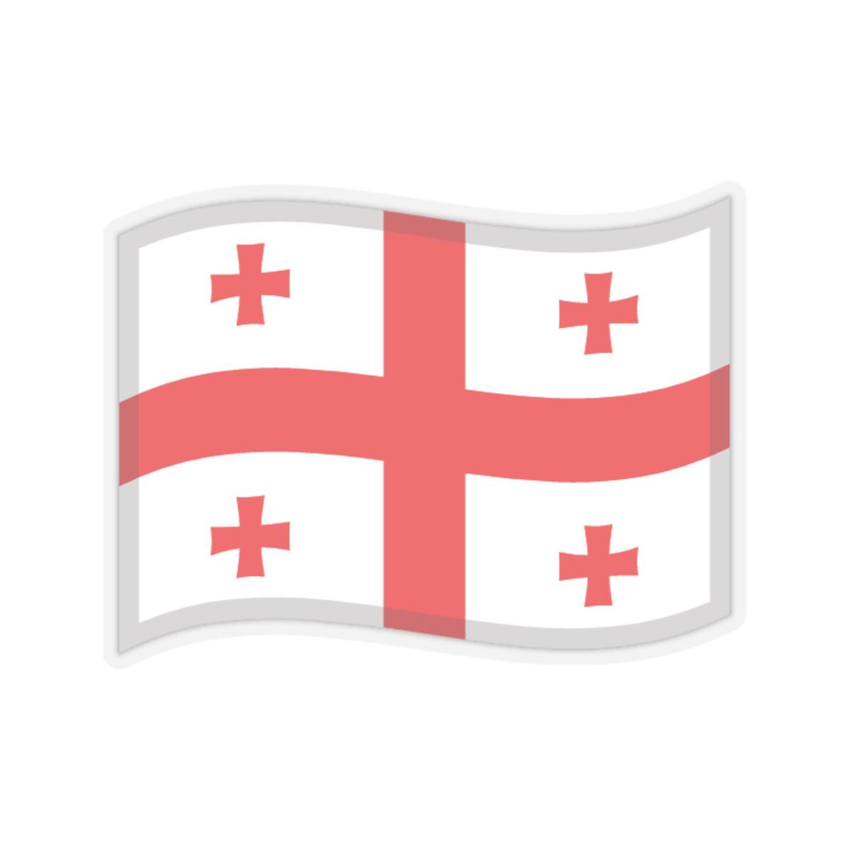 Georgia Flag Sticker | Georgian Flag | Fun Sticker Decoration | Fun ...