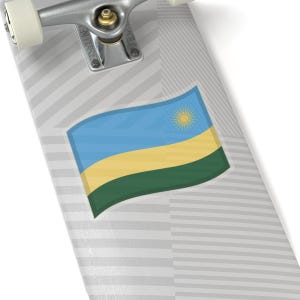 Rwanda Flag Sticker | Rwandan Flag | Fun Sticker Decoration | Fun Gift ...