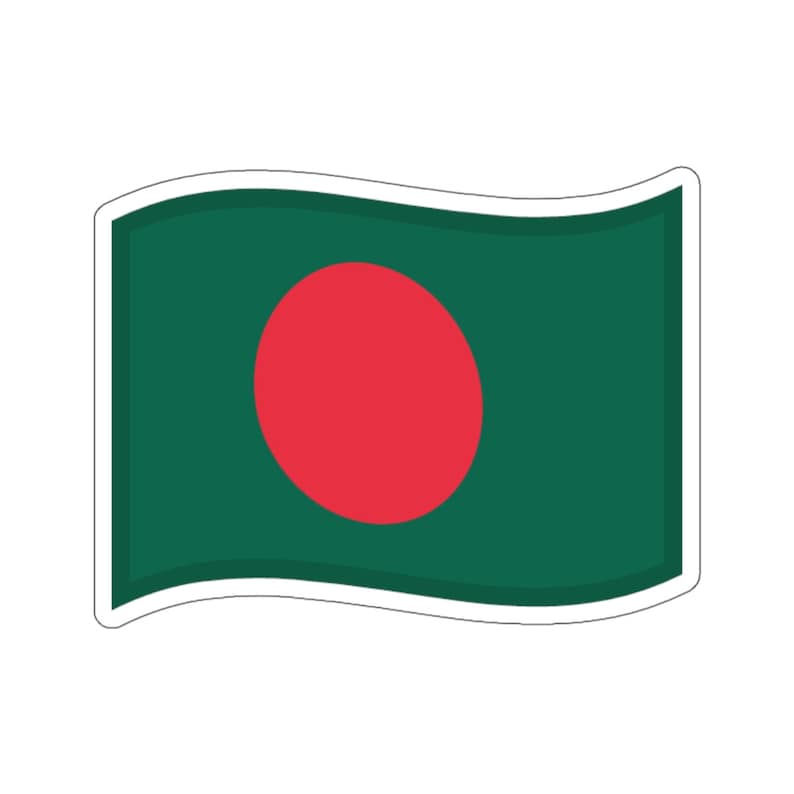 Bangladesh Flag Sticker | Bangla | Fun Sticker Decorations | Fun Gift ...