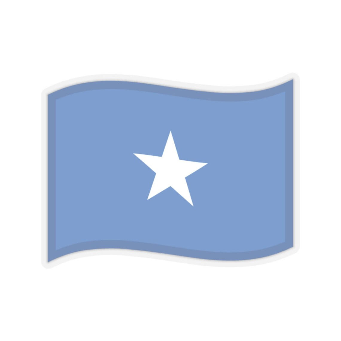 Somalia Flag Sticker | Somali Flag | Fun Sticker Decorations | Fun Gift ...
