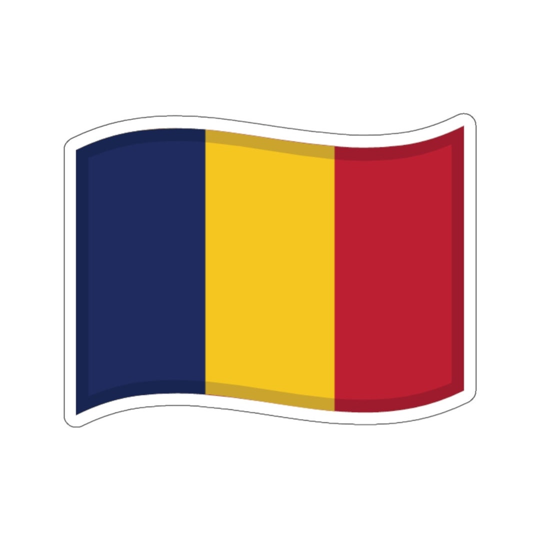 Chad Flag Sticker | Chadian Flag | Fun Sticker Decorations | Fun Gift ...
