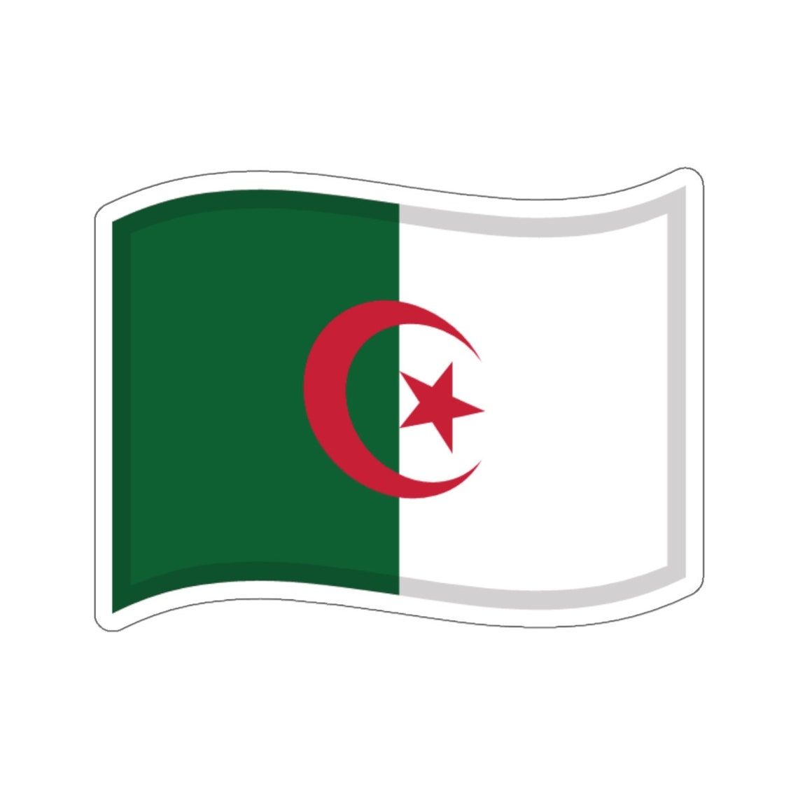 Algerian Flag Sticker | Algeria Flag | Fun Sticker Decorations | Fun ...