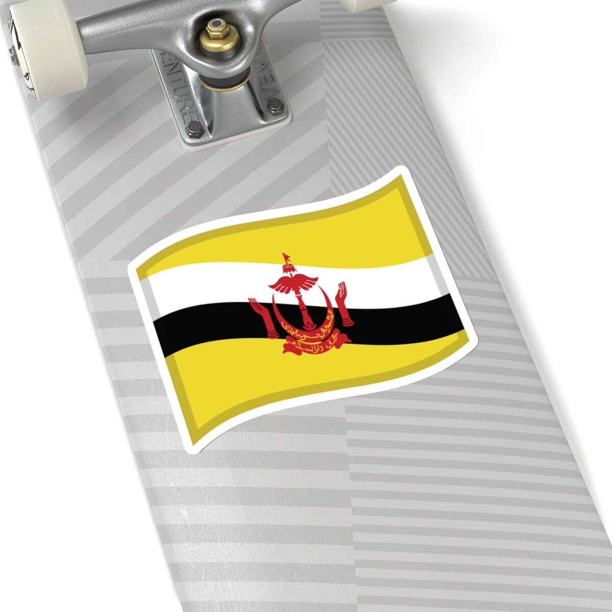 Brunei Flag Sticker | Brunei Flag | Fun Sticker Decorations | Fun Gift ...