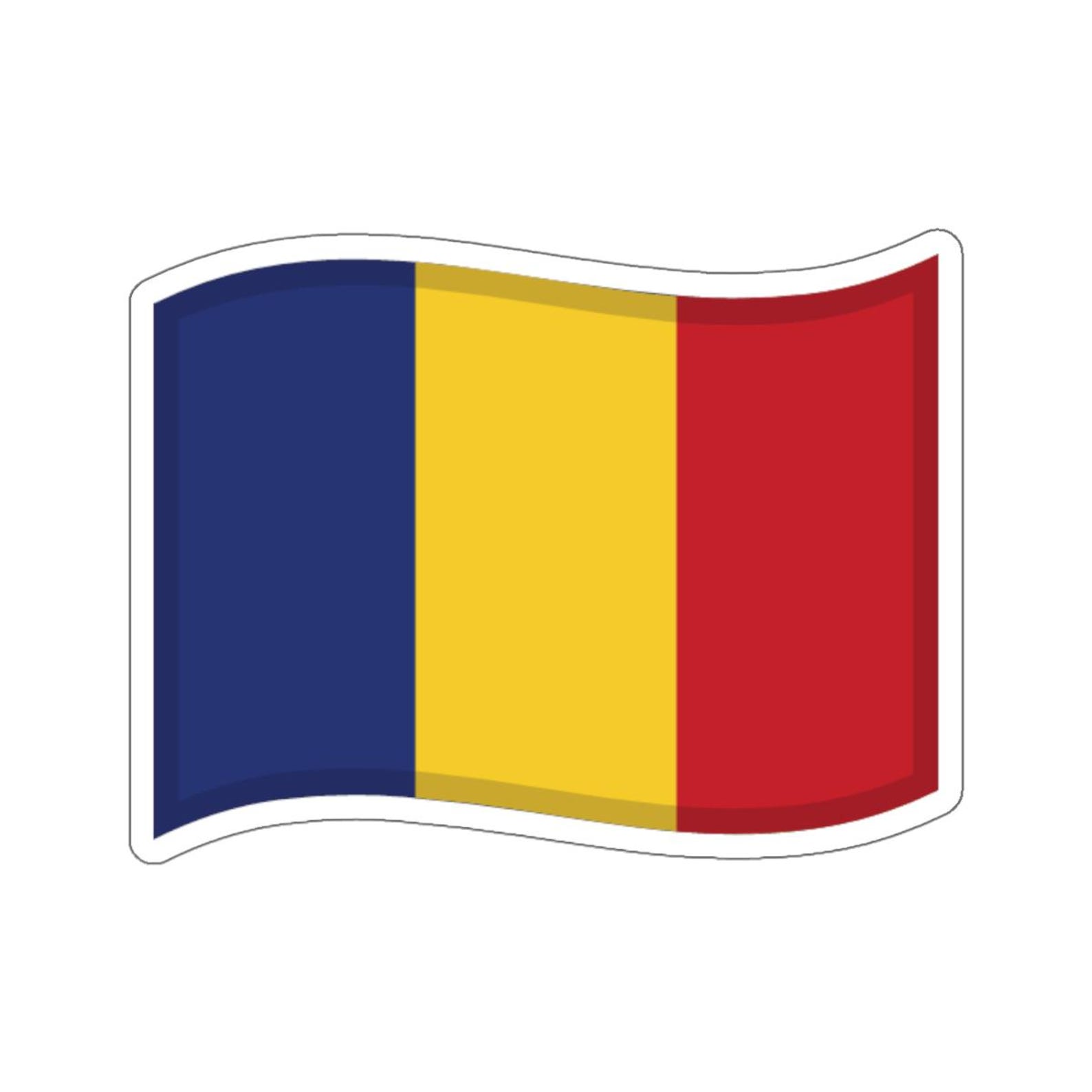 Romania Flag Sticker | Romanian Flag | Fun Sticker Decoration | Fun ...