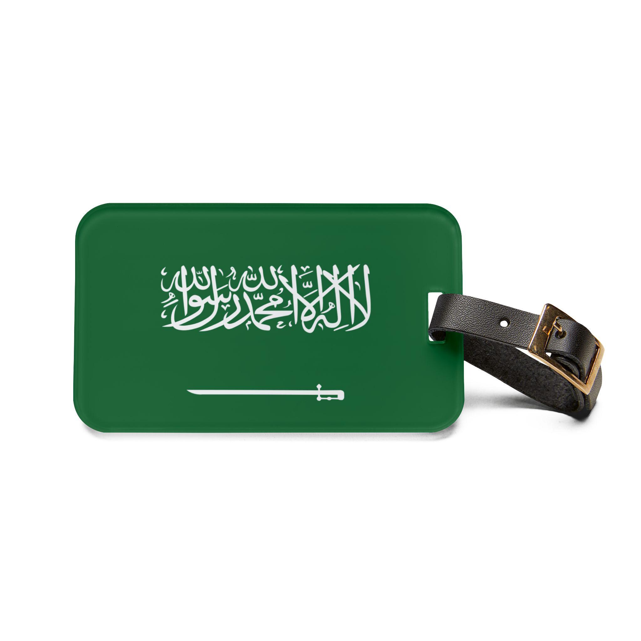 Saudi Arabia Flag Luggage Tag, Saudi Arabian Flag Suitcase Tag, Gym Bag ...
