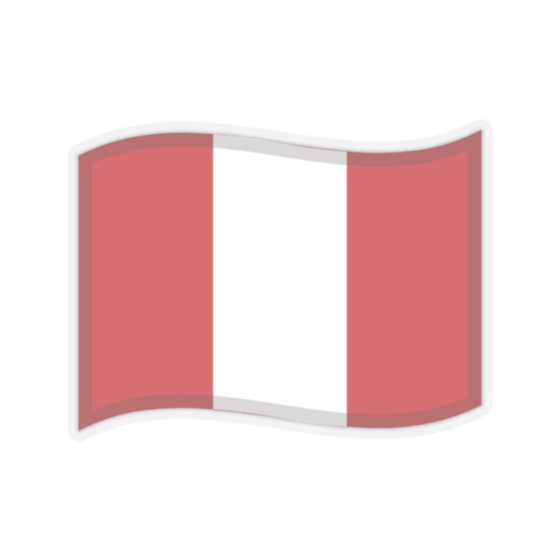 Peruvian Flag Sticker | Peru Flag | Fun Sticker Decorations | Fun Gift ...