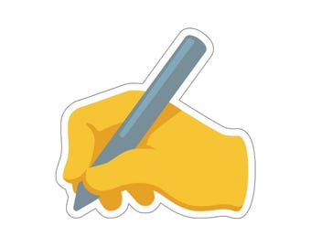 Hand Emoji Sticker Kiss Cut Stickers Fun Sticker Decorations Fun Gift ...