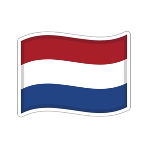 Netherlands Flag Sticker | Fun Sticker Decoration | Fun Gift | Laptop ...