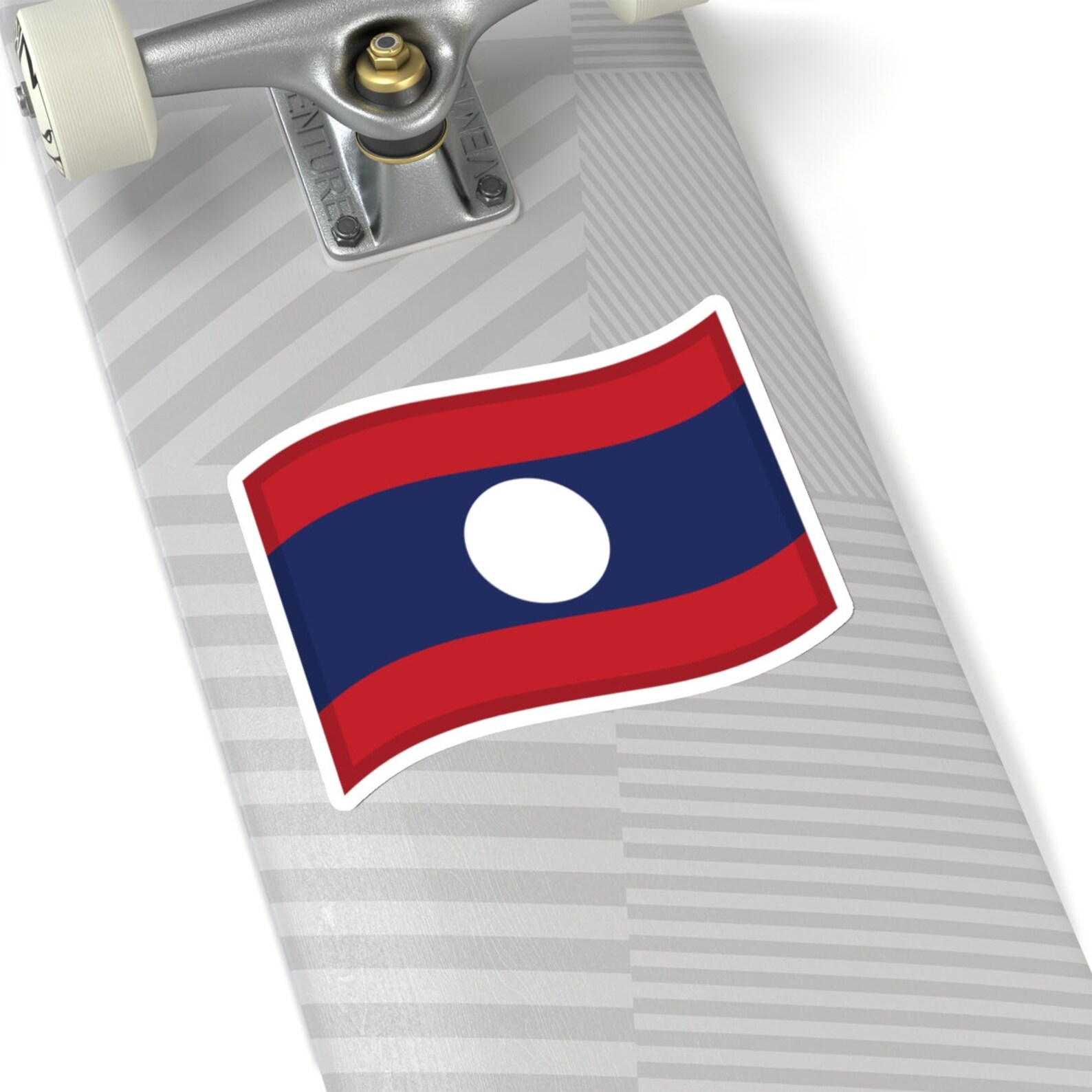 Laos Flag Sticker | Lao Flag | Fun Sticker Decorations | Fun Gift ...
