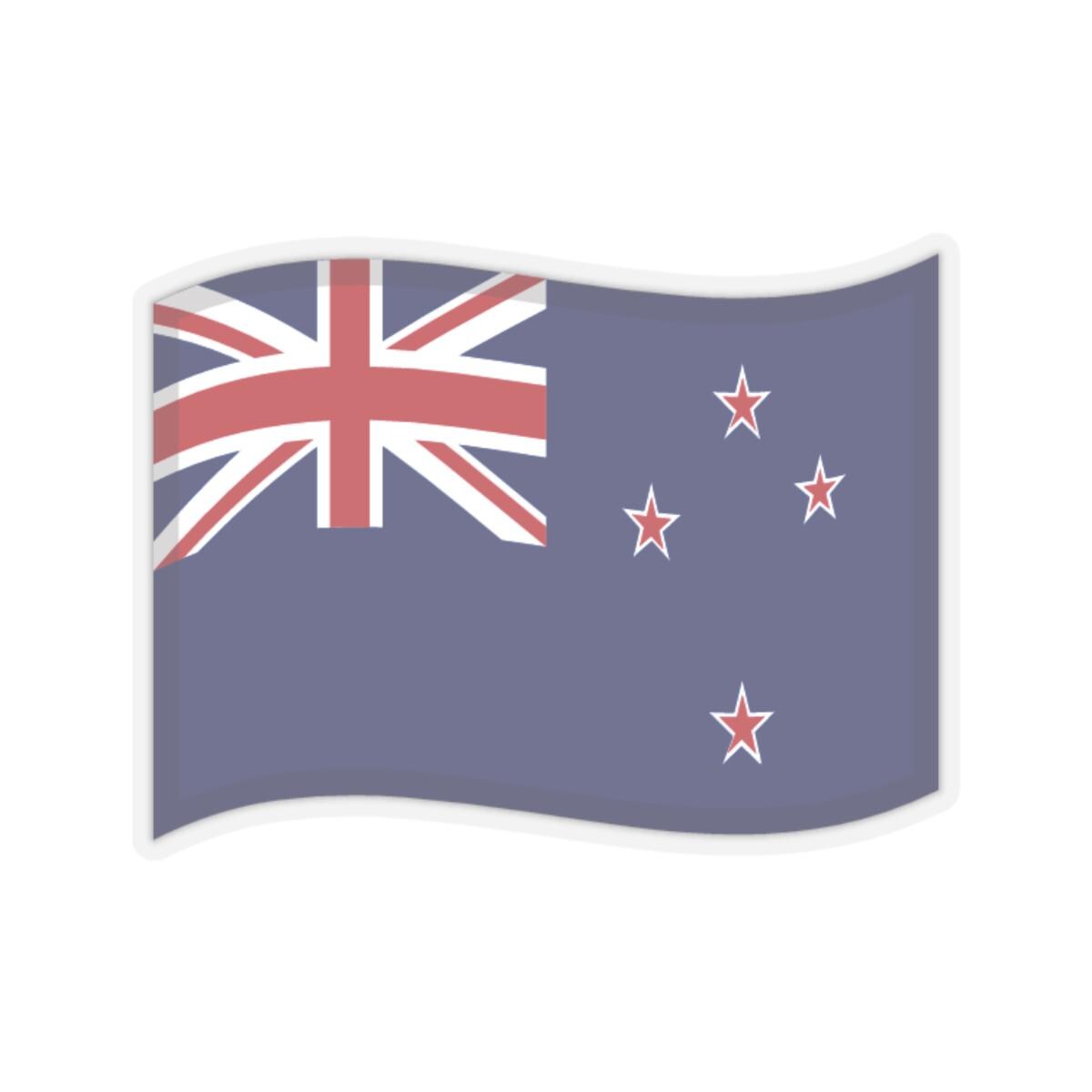 New Zealand Flag Sticker | Fun Sticker Decorations | Fun Gift | Laptop ...