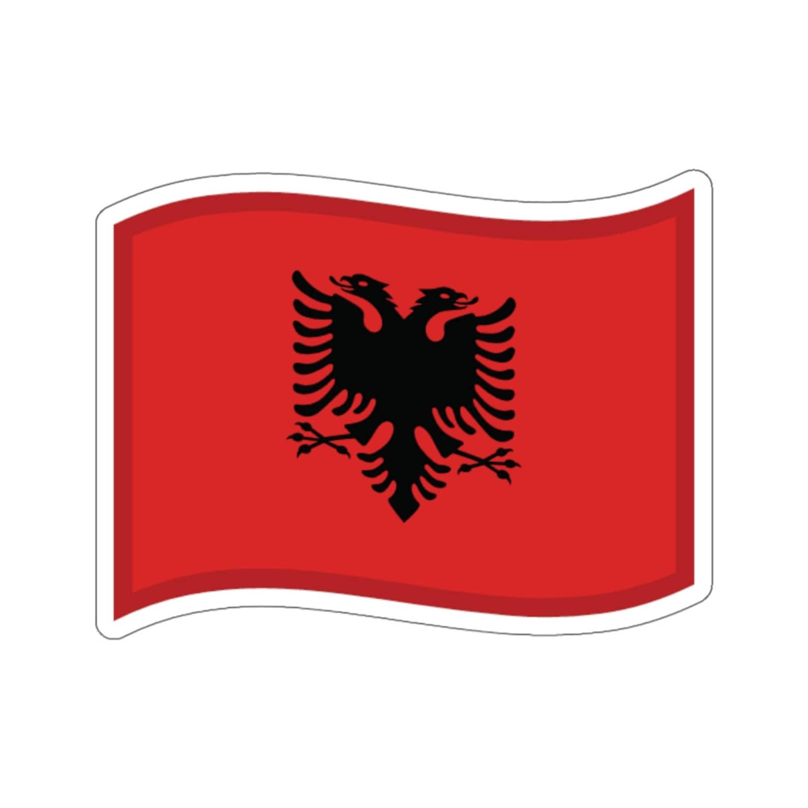 Albanian Flag Sticker | Fun Sticker Decorations | Fun Gift | Laptop ...
