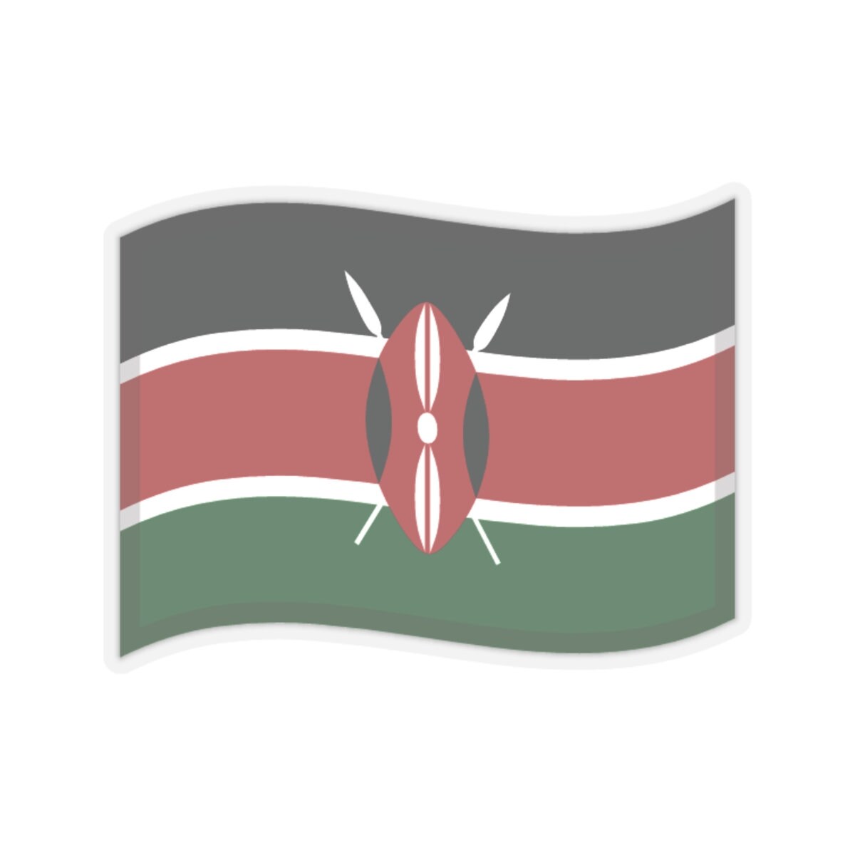 Kenyan Flag | Kenya Flag | Fun Sticker Decorations | Fun Gift | Laptop ...