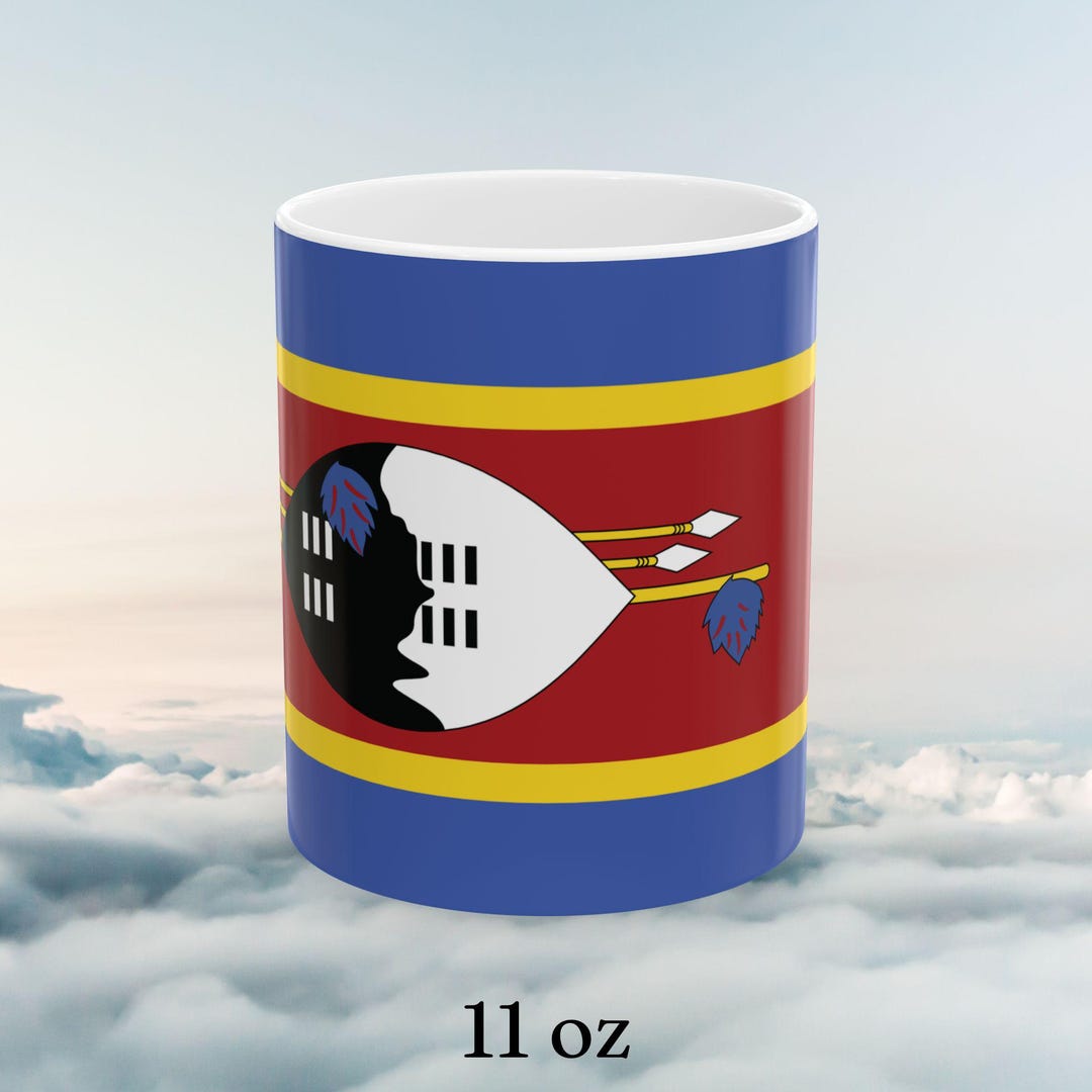 Eswatini Flag Coffee Mug, Coffee Cup - Etsy