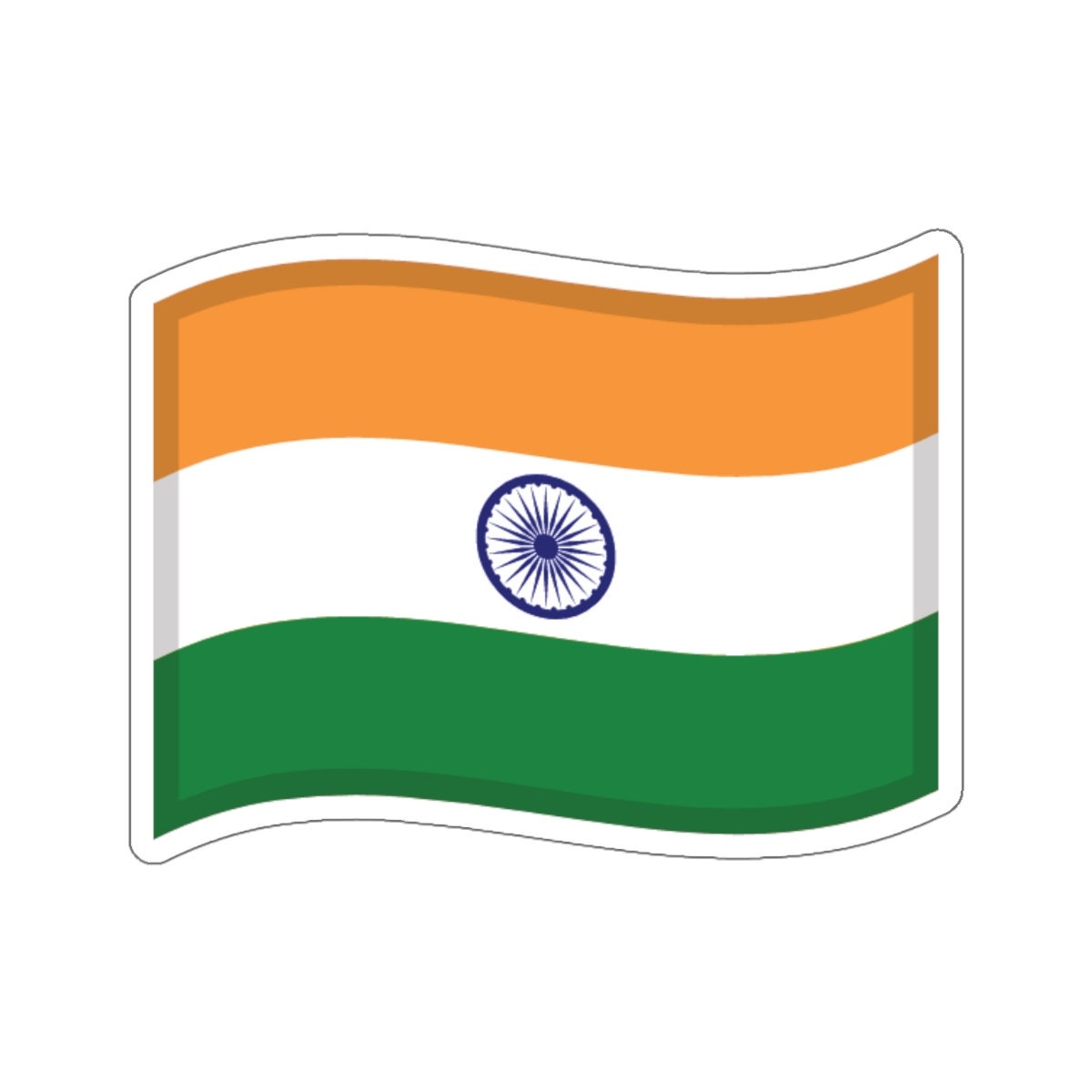 Indian Flag Sticker | India Flag | Fun Sticker Decorations | Fun Gift ...