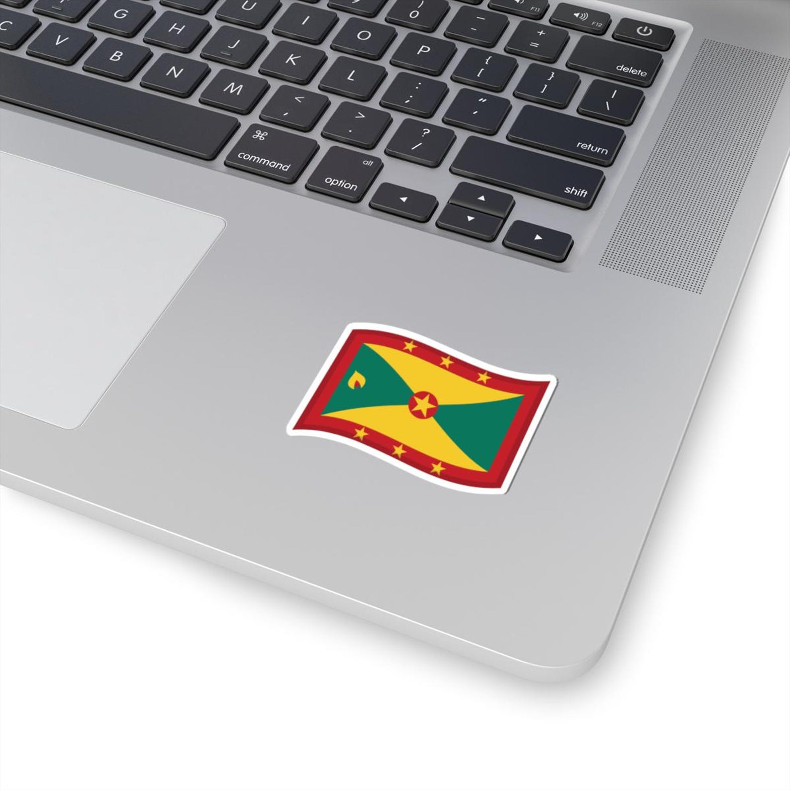 Grenada Flag Sticker | Grenadian Flag | Fun Sticker Decoration | Fun Gift | Laptop Stickers ...