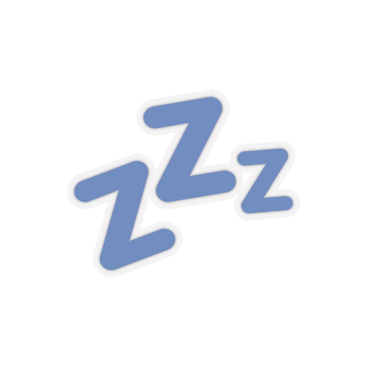 Zzz Emoji Sticker | Sleeping Z's Sticker | Fun Sticker Decorations ...