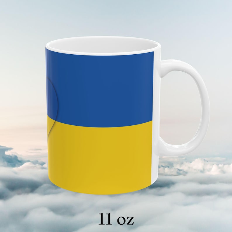 Ukrainian Flag Coffee Mug, Ukraine Coffee Cup - Etsy