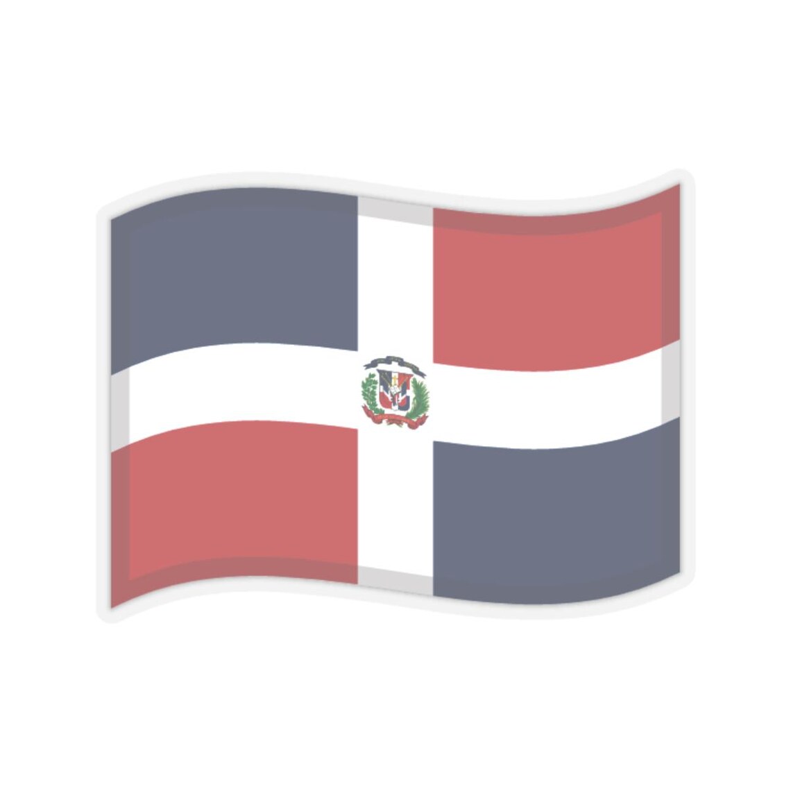 Dominican Republic Flag Sticker | Fun Sticker Decorations | Fun Gift ...