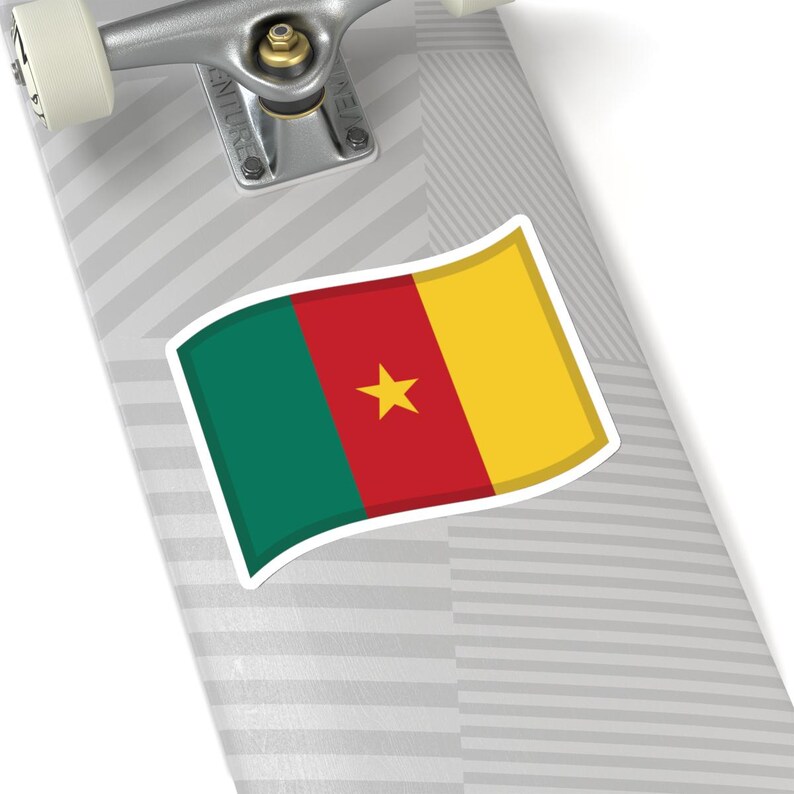 Cameroon Flag Sticker | Fun Sticker Decorations | Fun Gift | Laptop ...