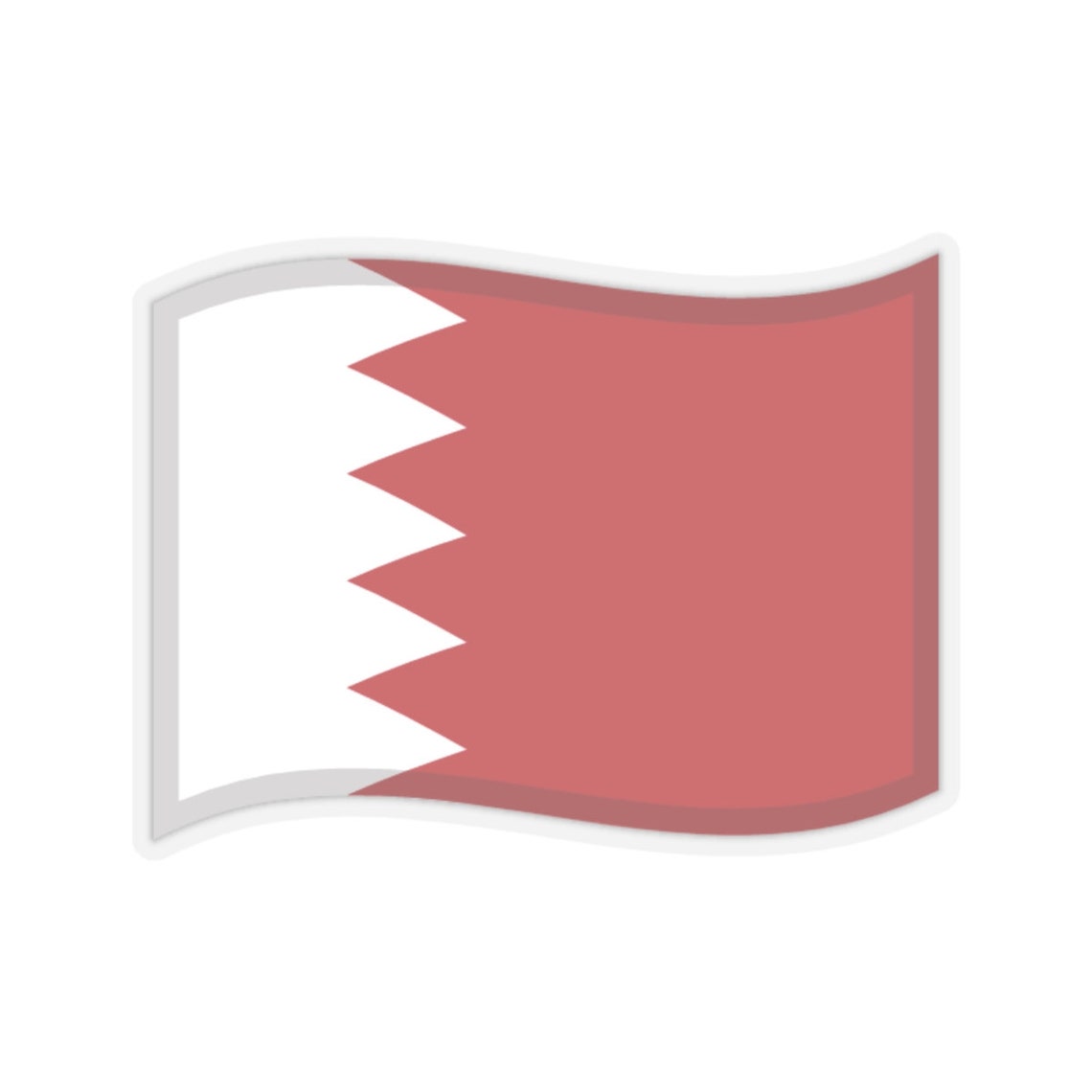 Bahrain Flag Sticker | Bahraini | Fun Sticker Decorations | Fun Gift ...