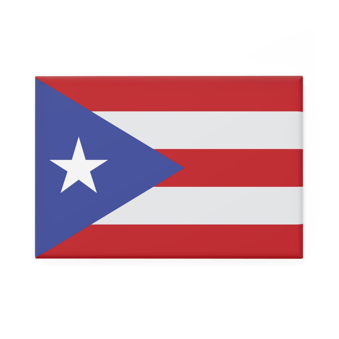 Puerto Rico Flag Magnet, Fridge Magnet, Home Decor, Gifts for Friends ...
