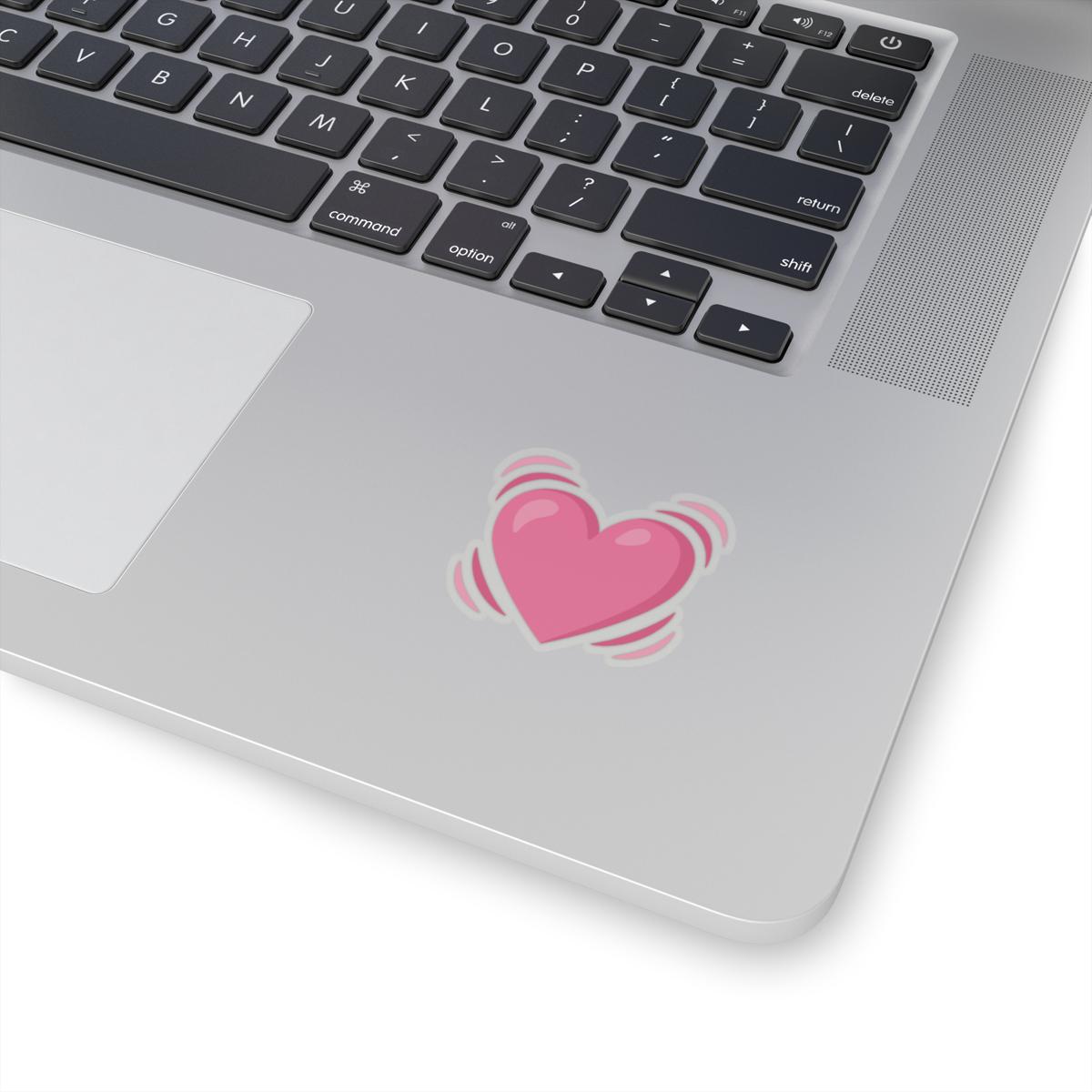 Beating Heart Emoji Sticker | Heart Sticker | Fun Sticker Decorations ...